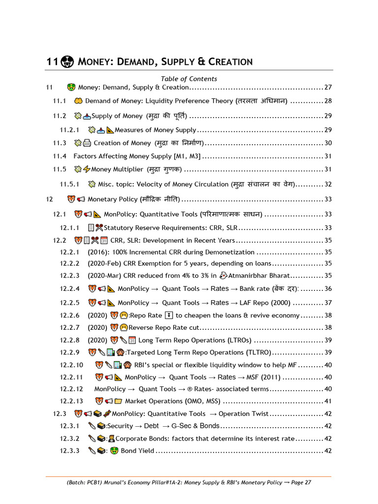 Ef1a2 HDT Rbi Monetary Policy Pcb1 | PDF | Money Supply | Reserve Bank ...