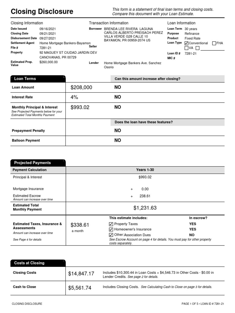 Loan Documents | Download Free PDF | Loans | Refinancing