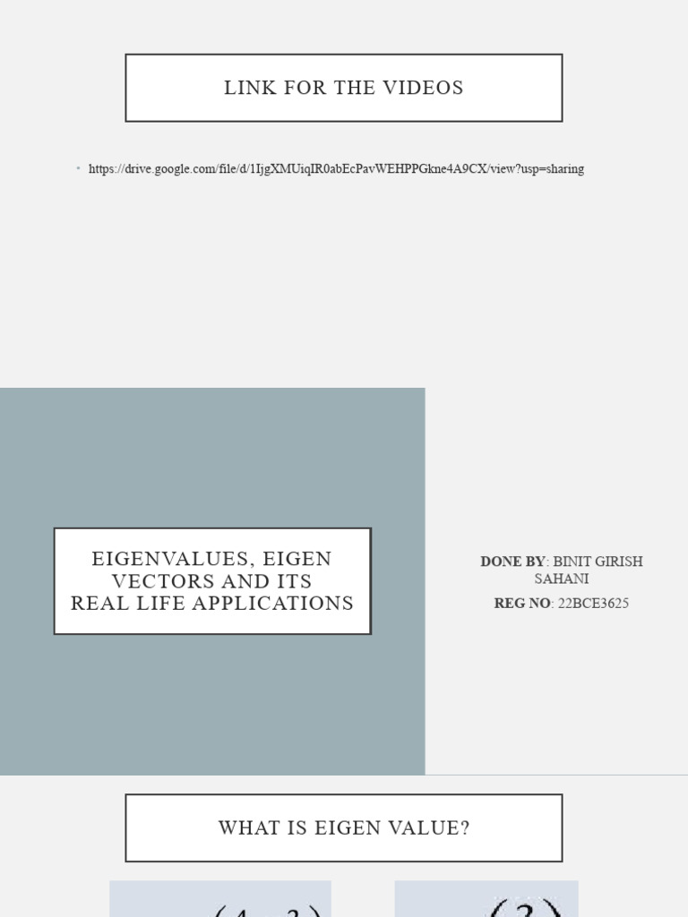 Eigen | PDF | Eigenvalues And Eigenvectors | Principal Component Analysis