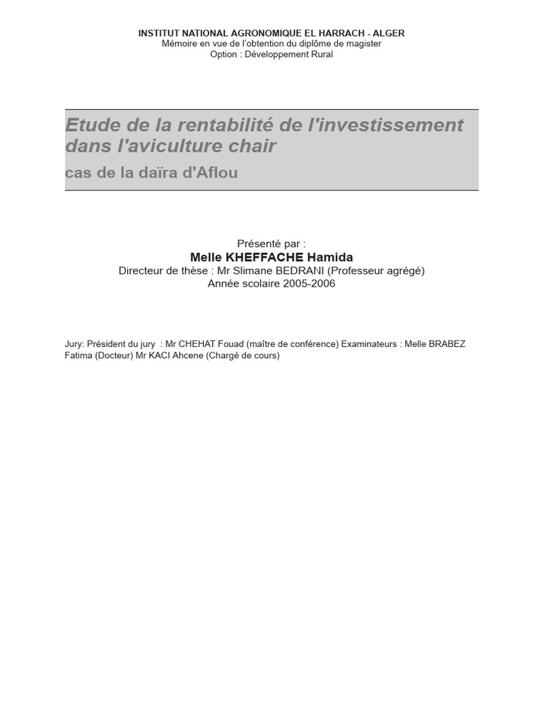 Etude de Marché | PDF