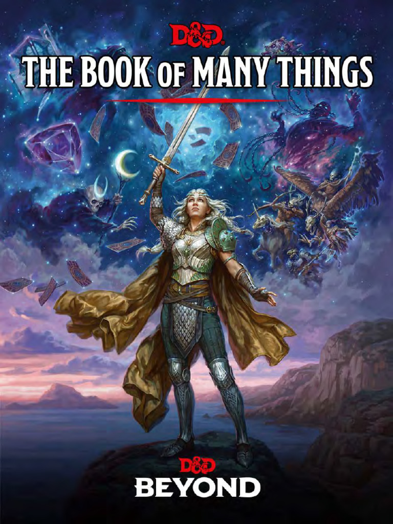 The Book of Many Things - 5etools | PDF | Dungeons & Dragons | Playing ...