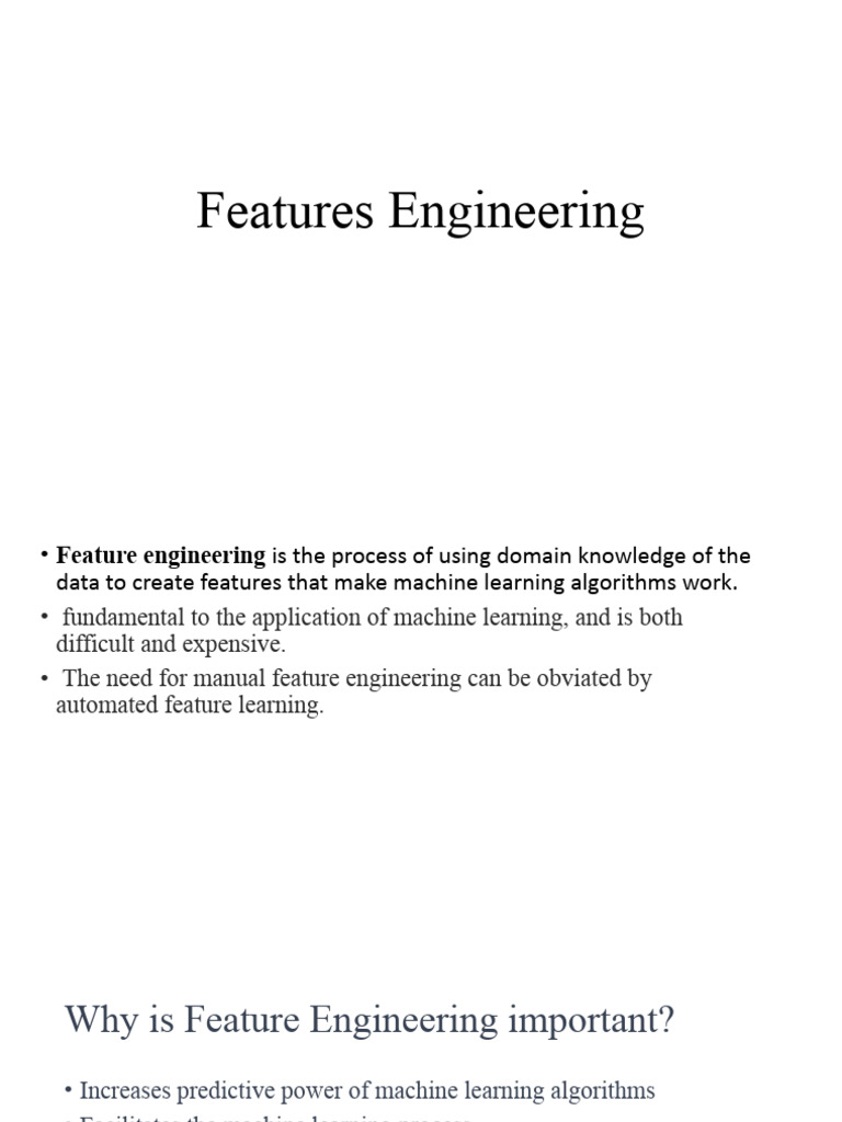 Essential Guide to Feature Engineering | PDF | Computers