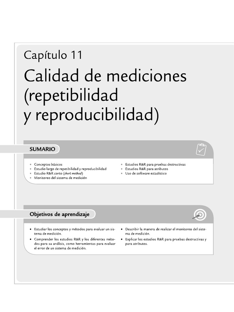Estudio de Repetibilidad y Reproducibilidad | PDF