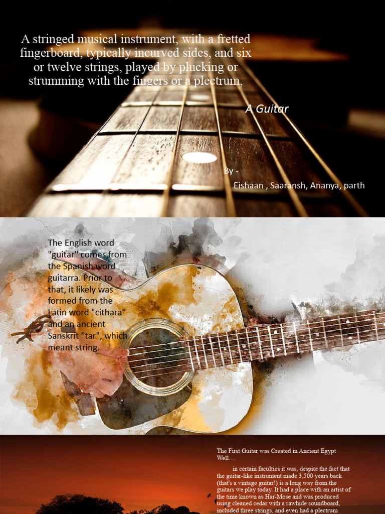 Guitar Movement Presentation | PDF | Guitars | String Instruments