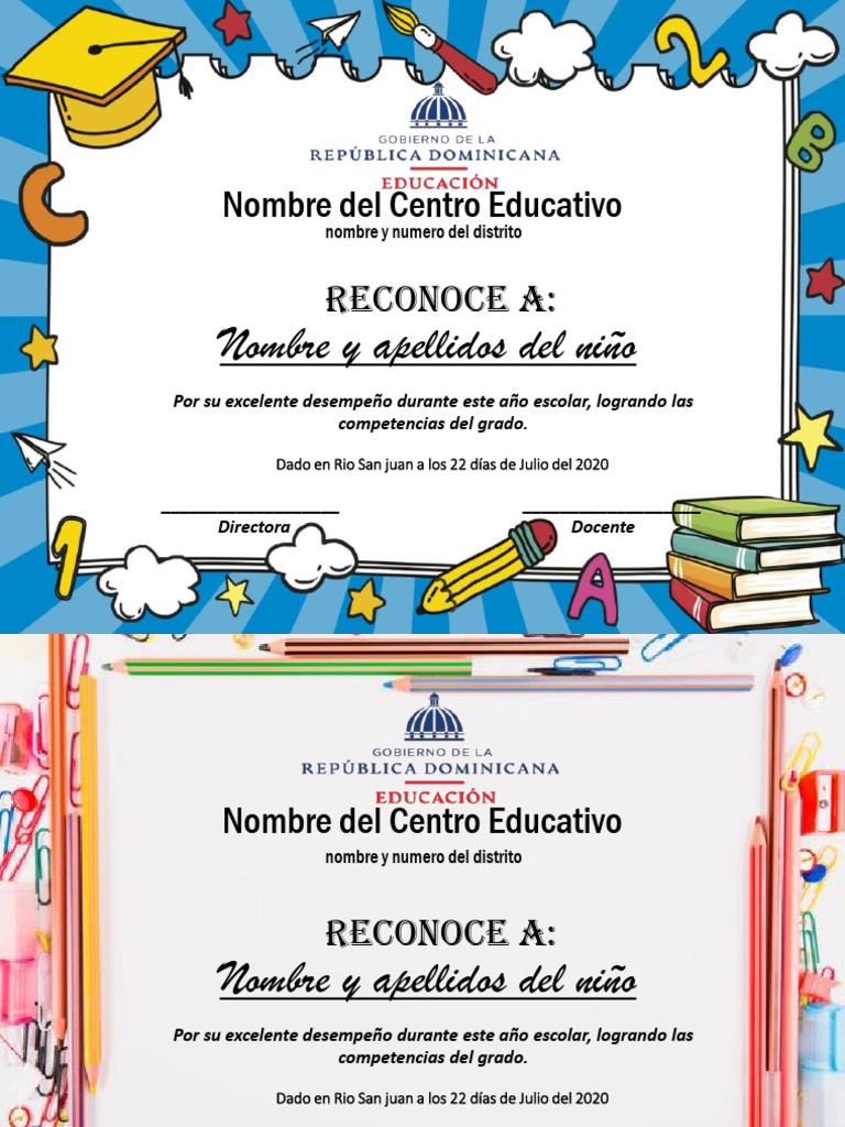 Reconocimientos Escolares | PDF | Modificación de comportamiento | Jerarquía