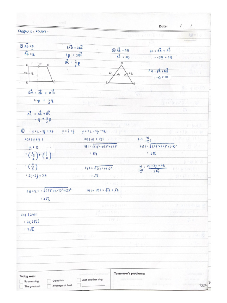 Chapter 5 Vectors | PDF