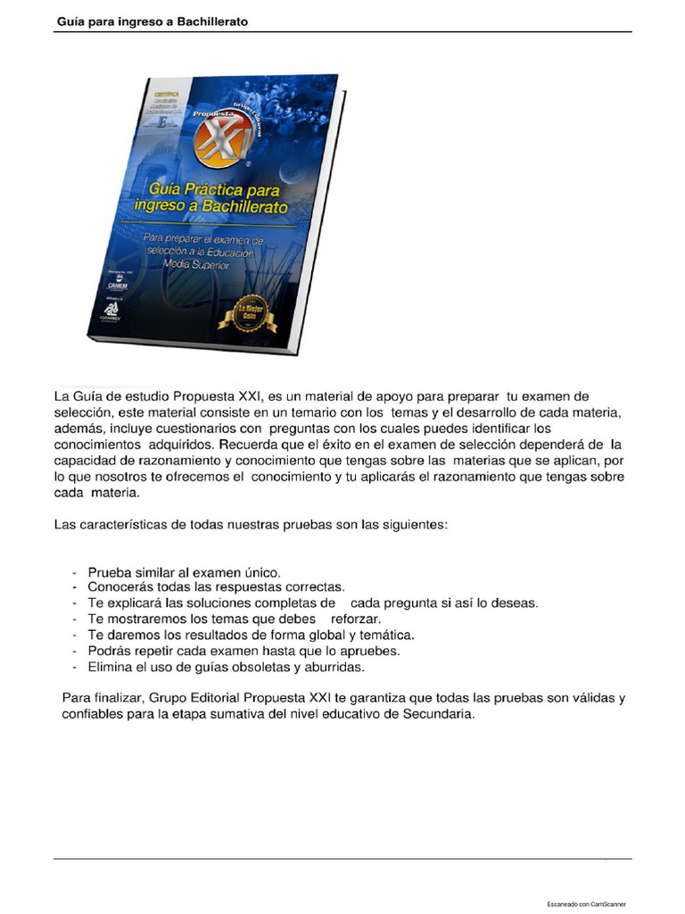 Guia de Teoria Comipems | PDF