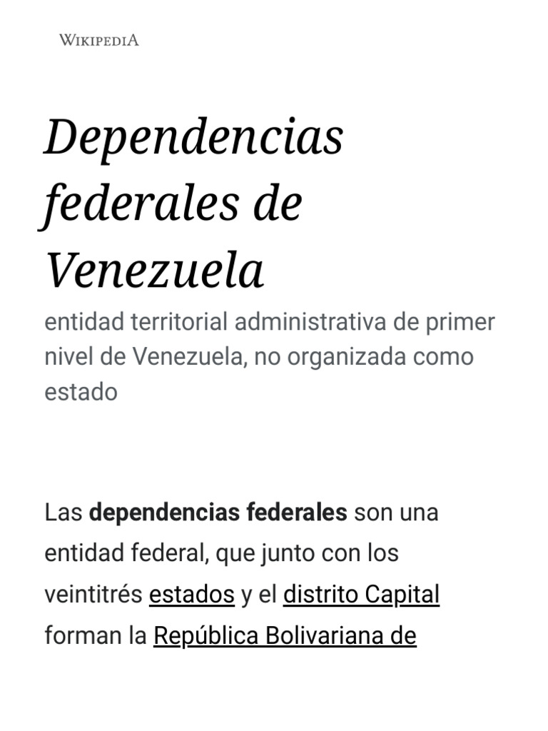 Islas Federales | PDF