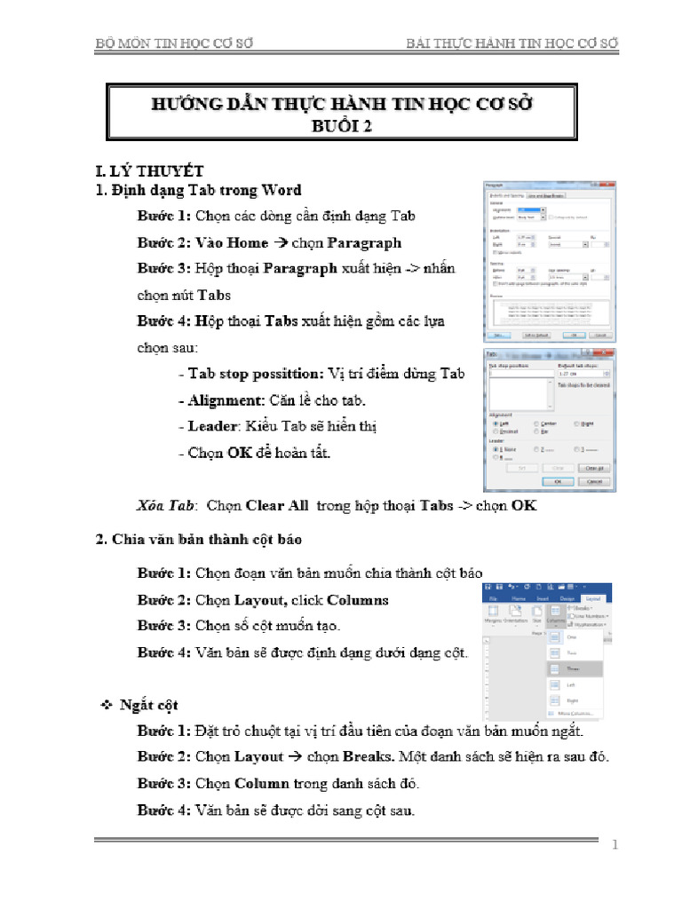 Buoi 2 - MS Word | PDF