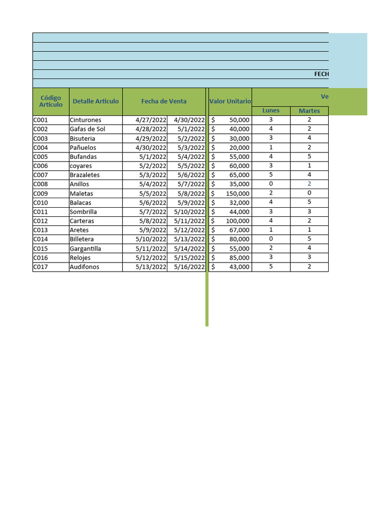 Tarea 1 Unidad 3 - Manejo Básico de Excel | PDF Tarea 1 Unidad 3 - Manejo Básico de Excel | PDF
