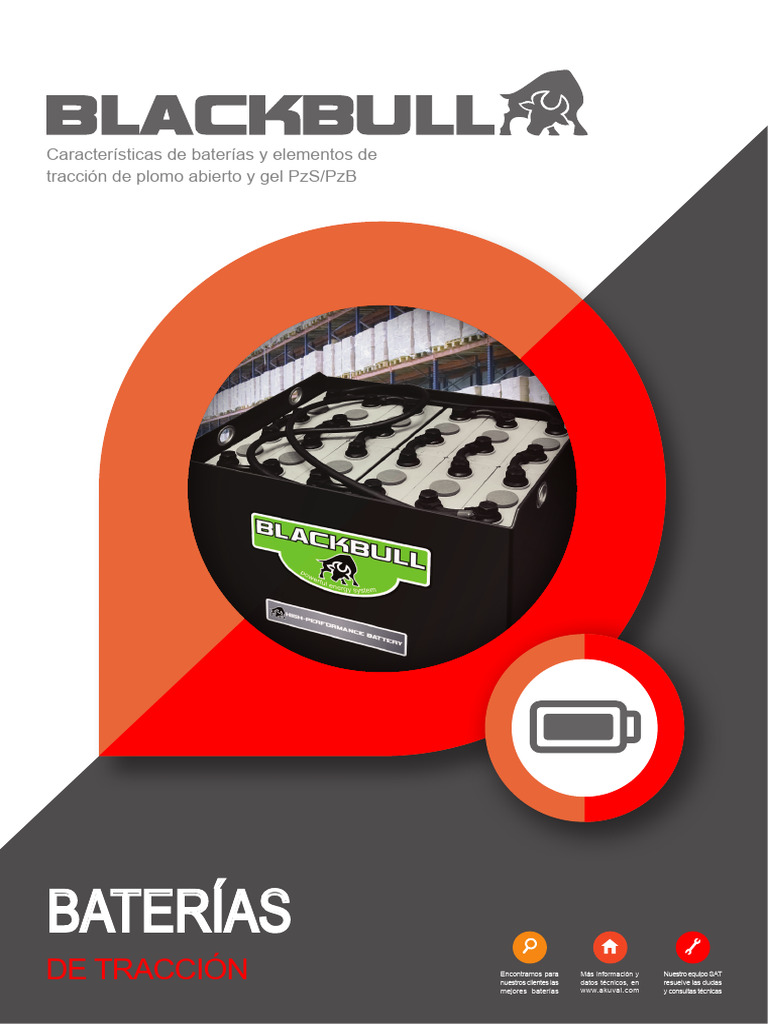 Catalogo Baterias Traccion Blackbull 09.2021 | PDF | Máquina elevadora | Física Aplicada e ...