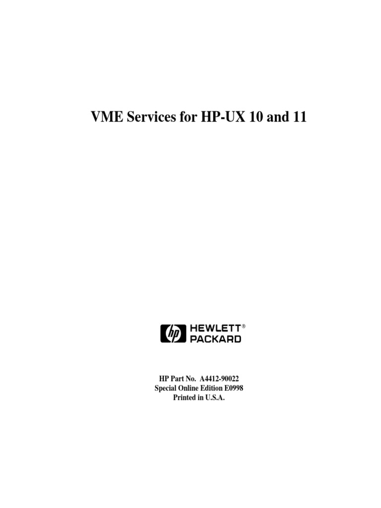 VME Services | PDF | Device Driver | Input/Output