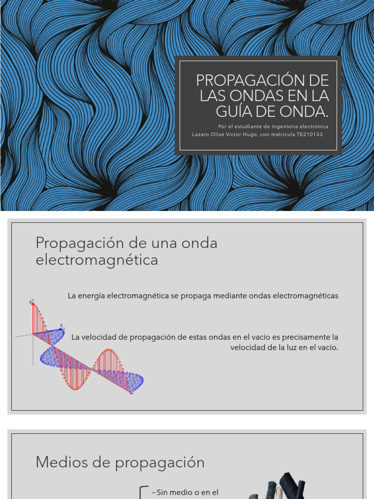 Propagación de Ondas en Guías de Onda | PDF | Guía de onda | Olas