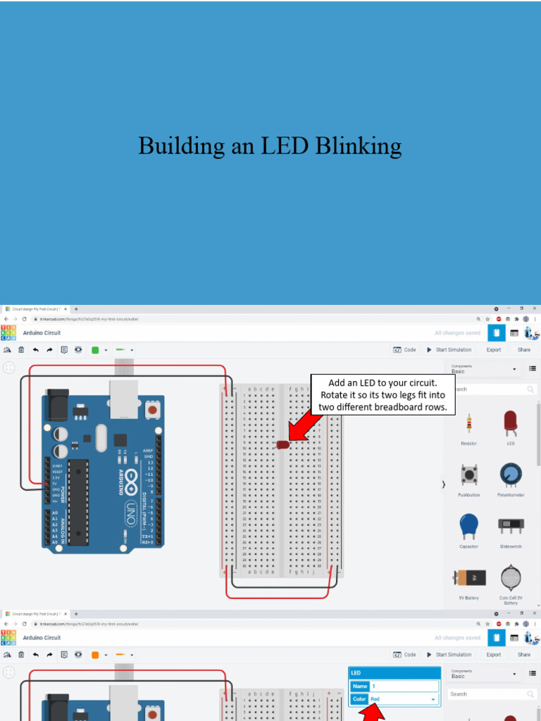 Building An LED Blinking | PDF