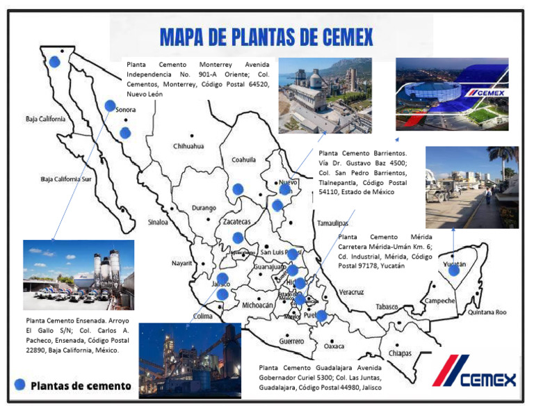 Mapa Cemex | PDF