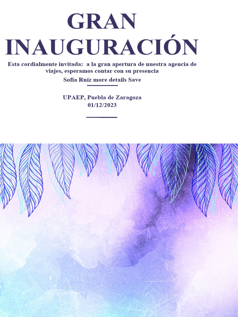 Cartas para Inauguración | PDF