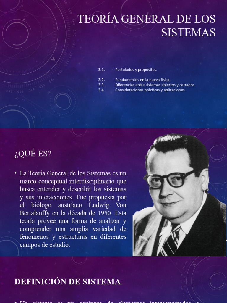 Teoría General de Los Sistemas | PDF | Sistema | Teoría de sistemas
