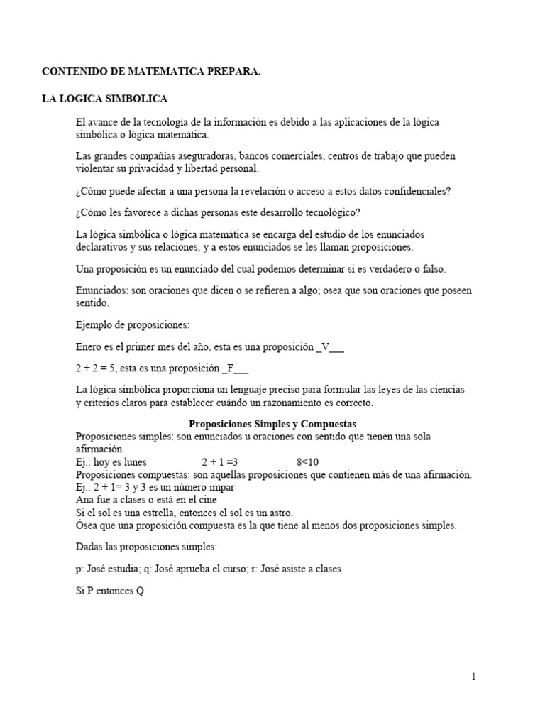 Prepara Contenido Mat Enumerado | PDF | Factorización | Proposición