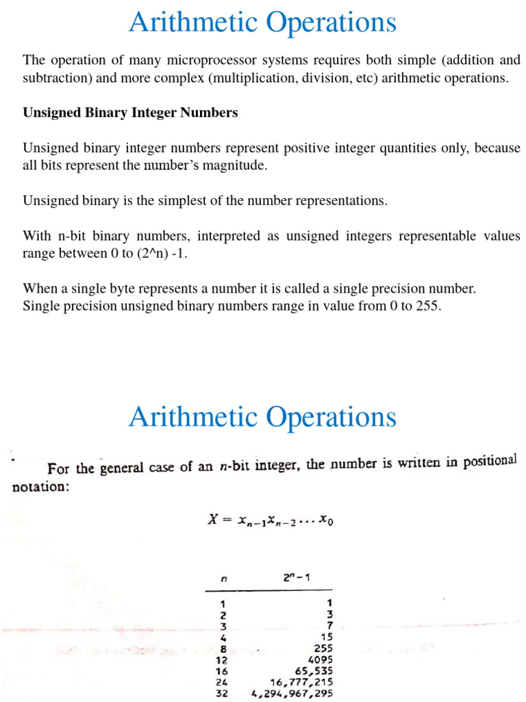 Unit 3 | PDF | Binary Coded Decimal | Arithmetic