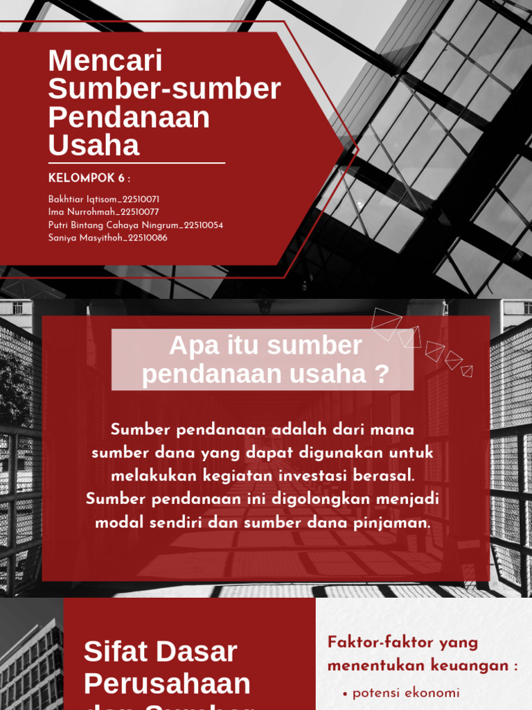 Mencari Sumber-Sumber Pendanaan Usaha | PDF