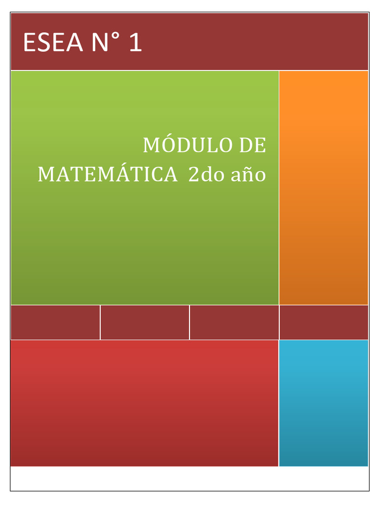 Módulo de Matemática 2do Año | PDF | Números | Número racional