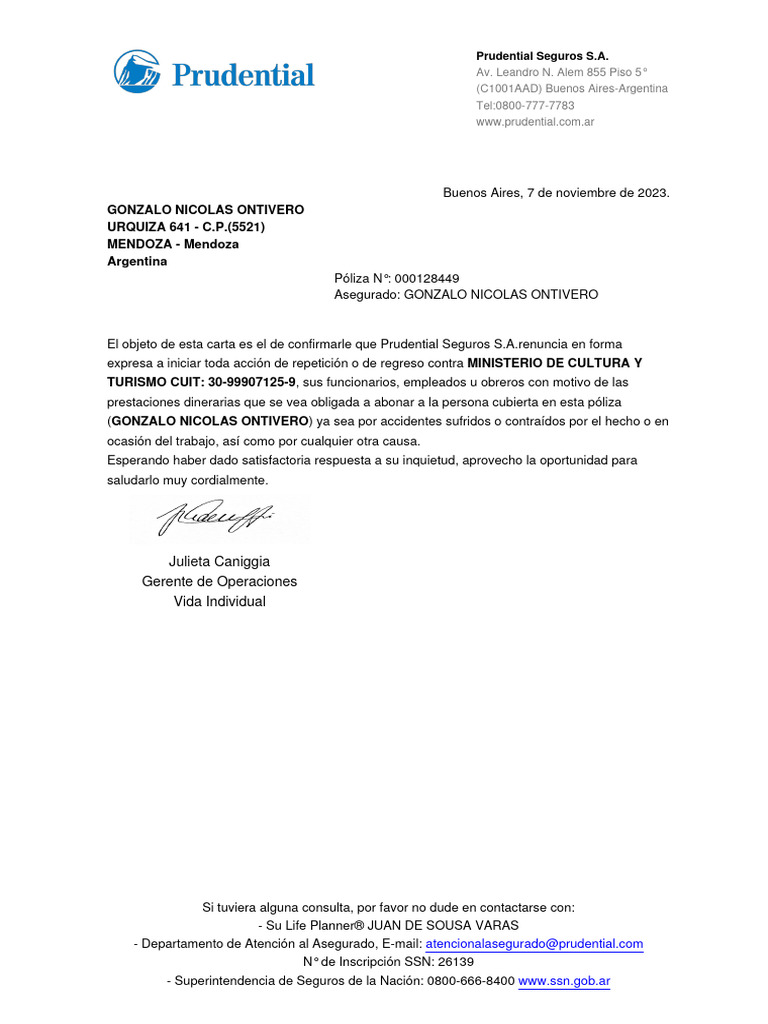 Clausula de No Repeticion 000128449 | PDF