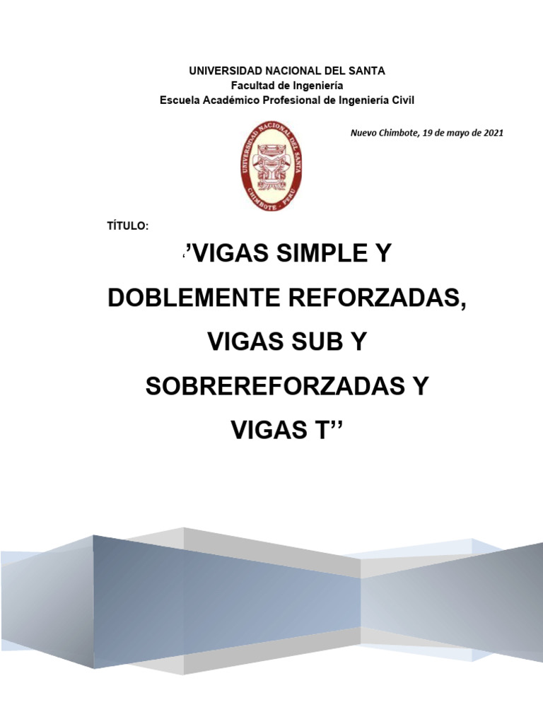 Diseño de Vigas | PDF | Viga (Estructura) | Materiales
