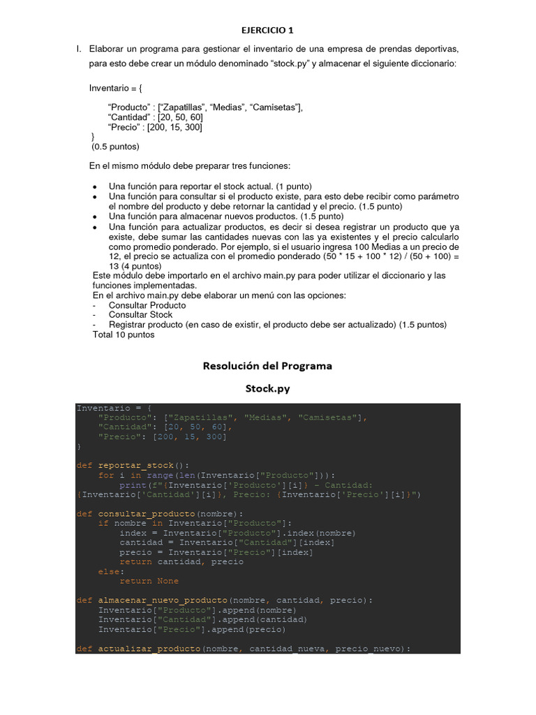 Ejercicio 1 | PDF | Informática | Ingeniería de software