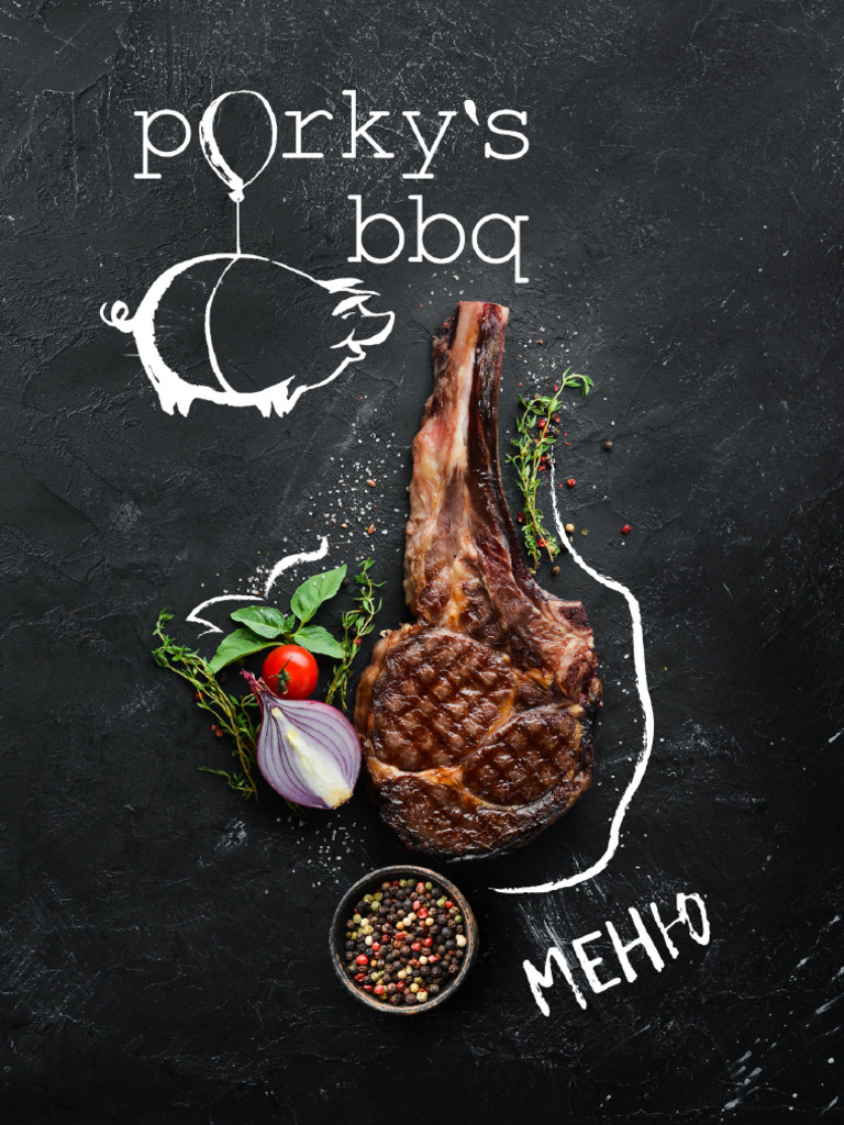 Porkys Menu 235x310mm All S | PDF