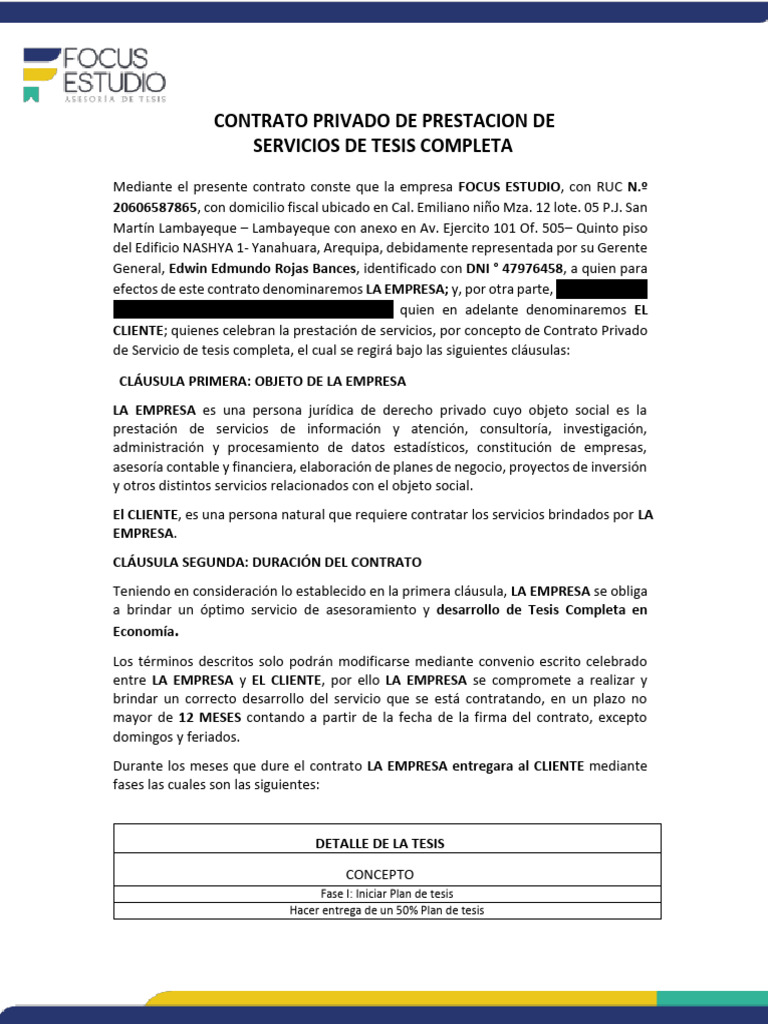 Modelo de Contrato TC | PDF | Business | Bancos