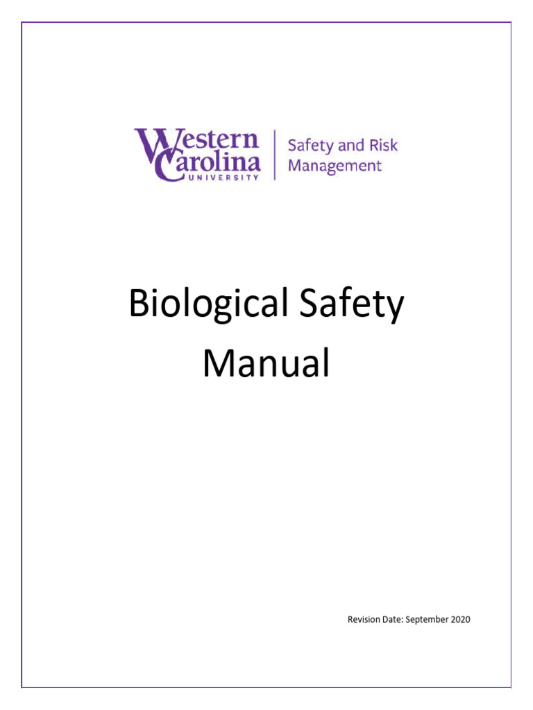 SAFETY OFFICE Biosafety Manual | PDF | Laboratories | Personal ...