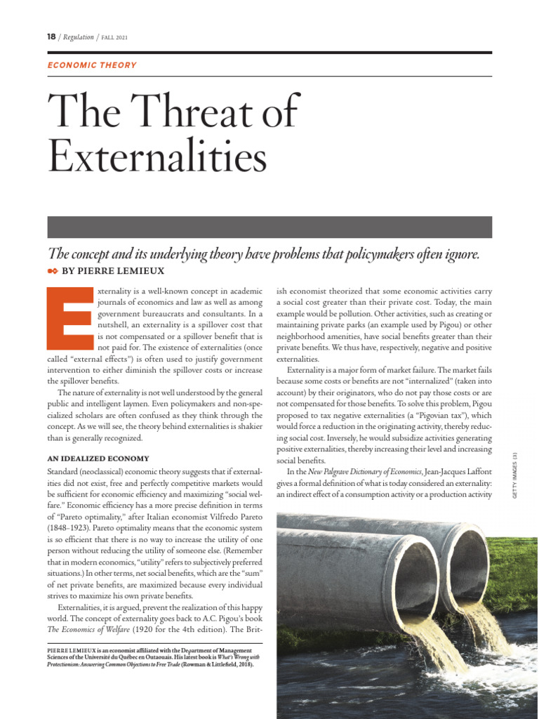 Regulation v44n3 4 | PDF | Externality | Economics