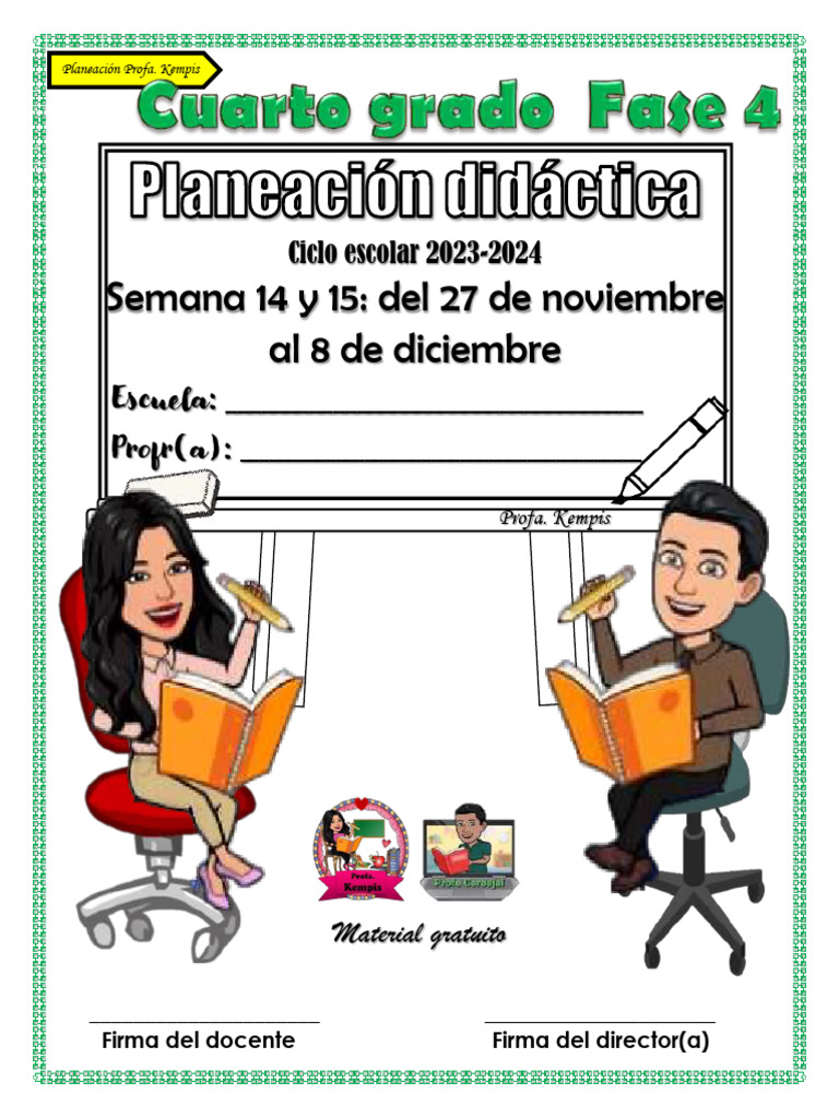 4° S14 Y 15 Planeación Profa Kempis Pdf Las Emociones Aprendizaje