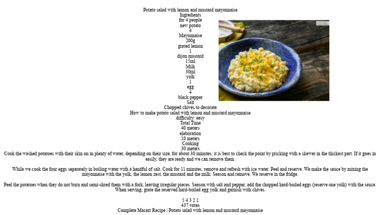 Homework | PDF | Mayonnaise | Foods