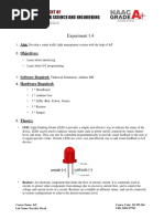IoT Lab Experiments List | PDF