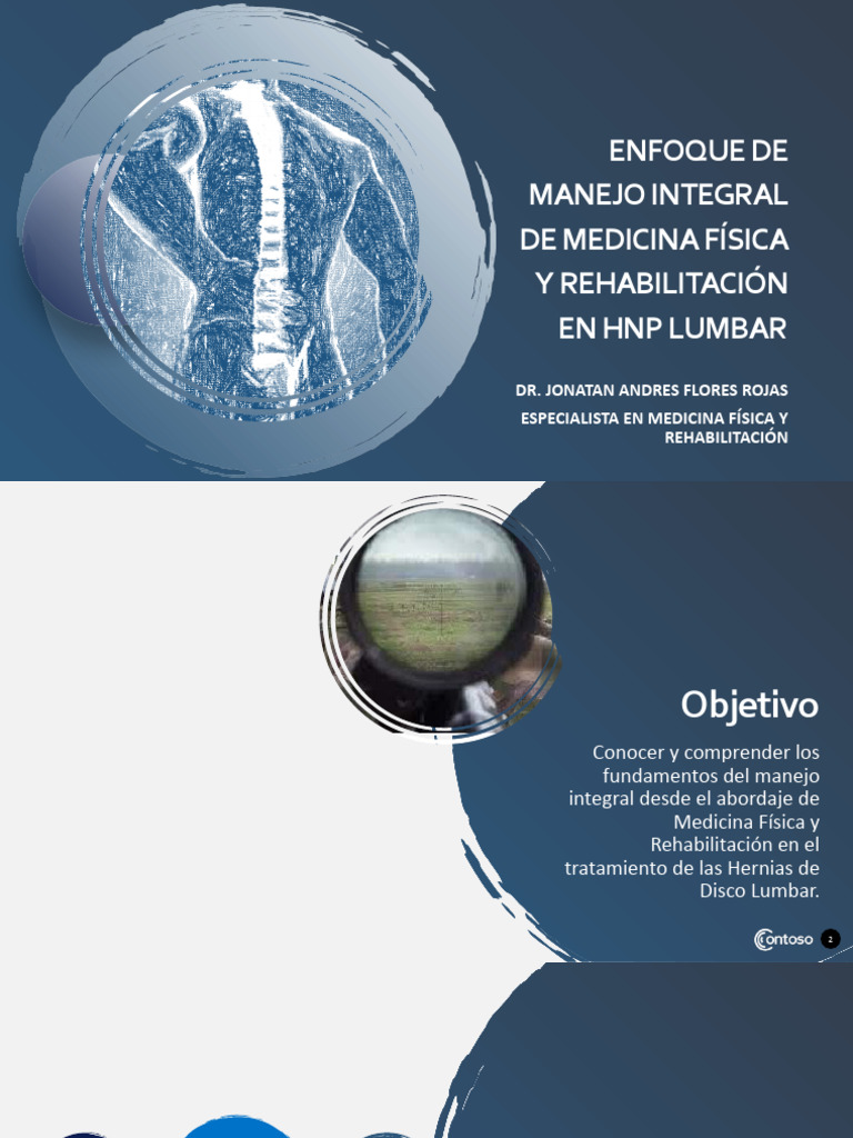 Tratamiento Rehabilitador Integral de HNP CMP 2023 | PDF | Droga anti ...