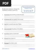Phrase and Sentence Grade 2 Worksheet 2 | PDF