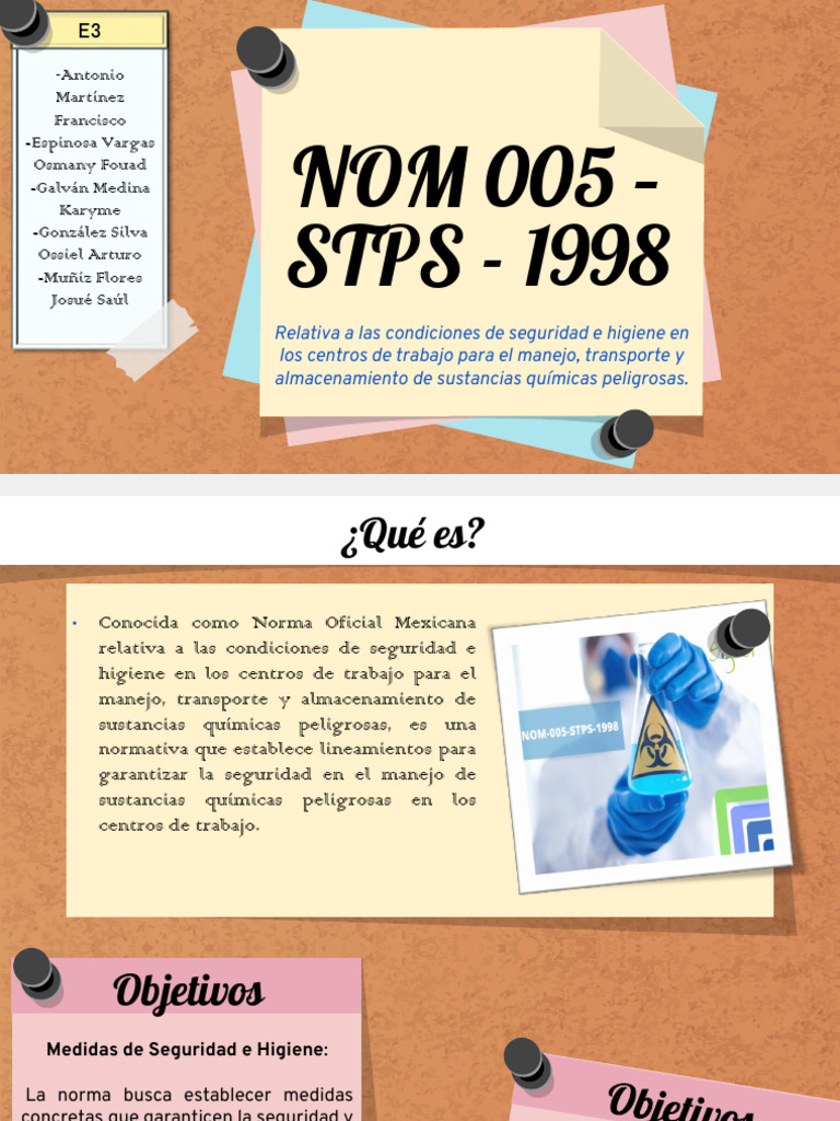 Nom 005 STPS 1998 | PDF | Primeros auxilios | Medicamentos con receta