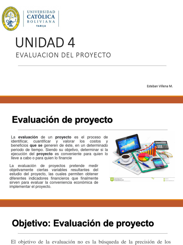 Unidad 4 Evaluacion de Proyectos | PDF | Capital (economía) | Business