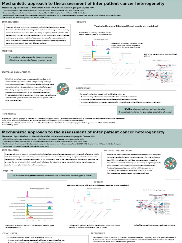 Poster Curso | PDF | Personalized Medicine | Bioinformatics