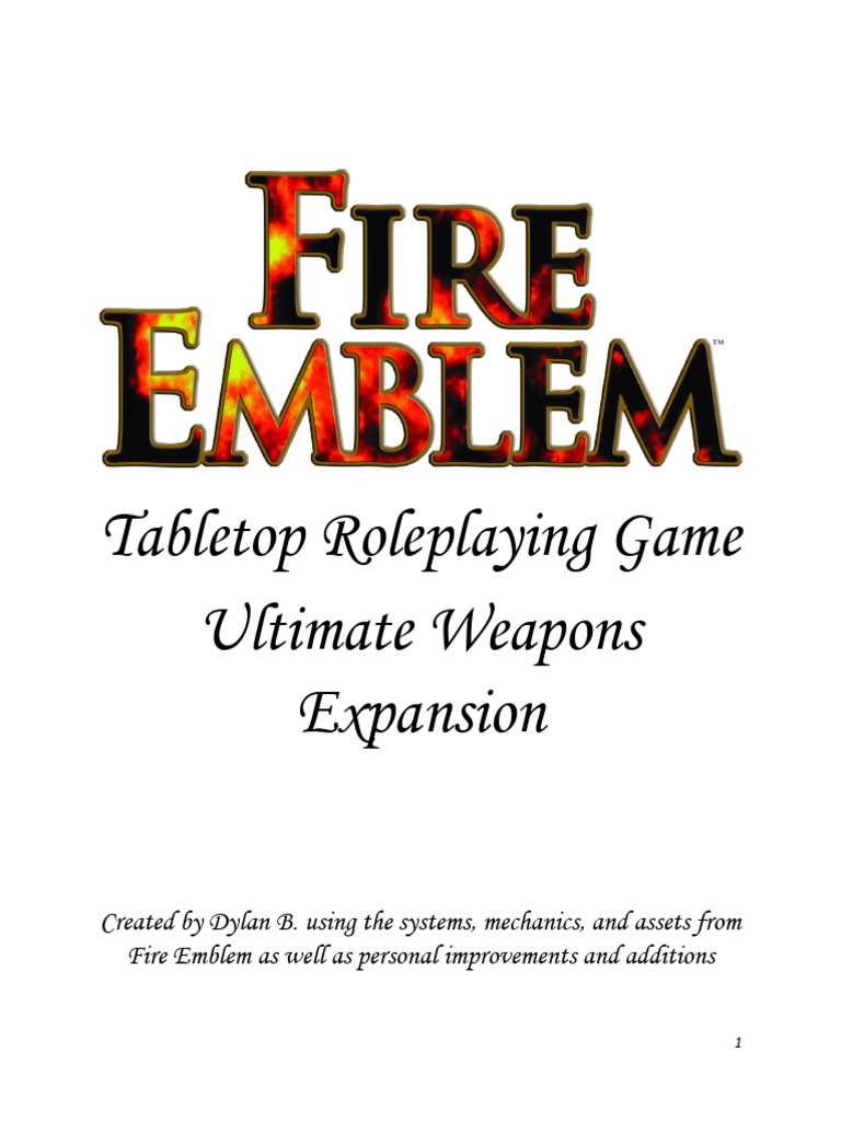 Ultimate Weapons Expansion PDF | PDF | Sword | Dagger
