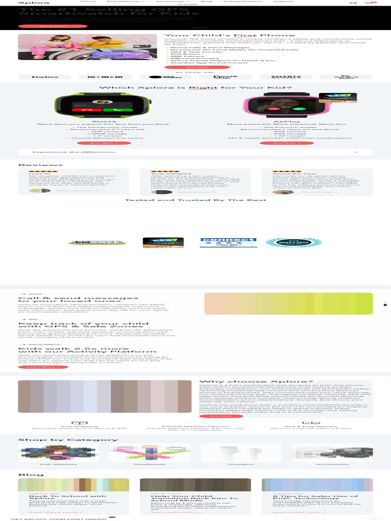 Xplora Smartwatches For Kids - Xplora US | PDF