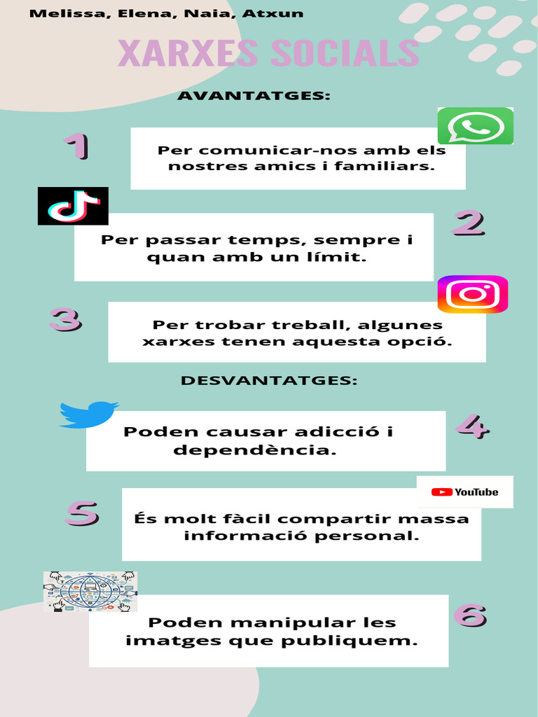Infografia Xarxes Socials | PDF