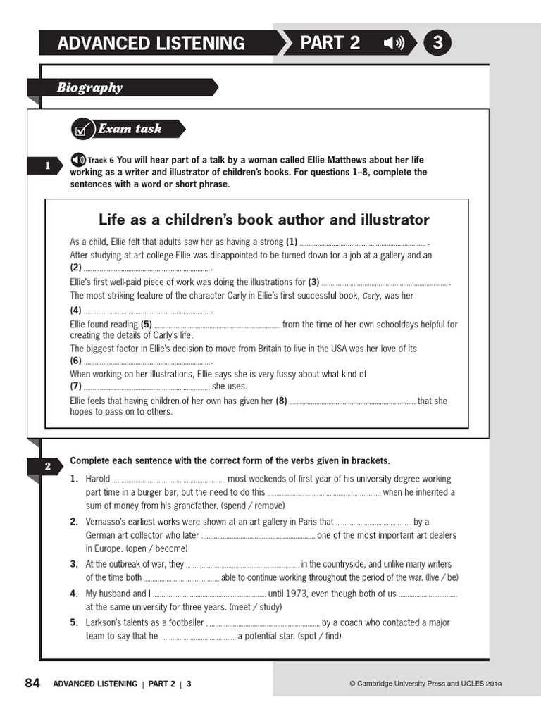 Listening - Part 2 Extra Practice 2 | PDF | Linguistics