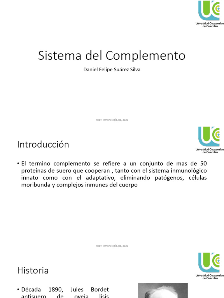 Complemento | PDF | Sistema complementario | Biología