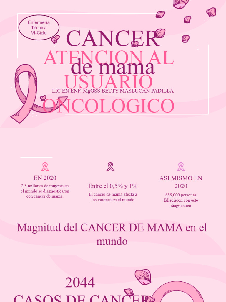 Cuidados Enfermería en Cáncer Mama | PDF | Cáncer de mama | Cáncer