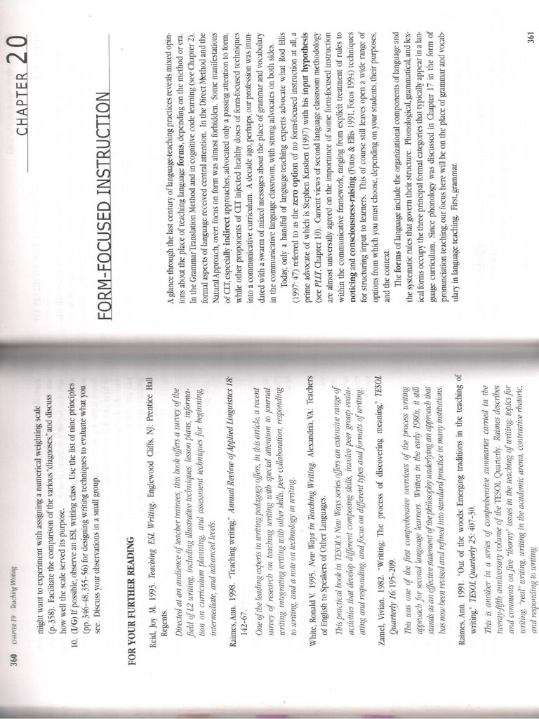 Form-Focused Instruction | PDF