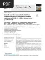 Cuestionario de Ansiedad Generalizada-7 (GAD-7) | PDF