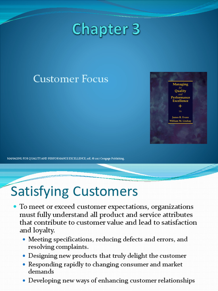 Chapter 03 | PDF | Customer Satisfaction | Customer