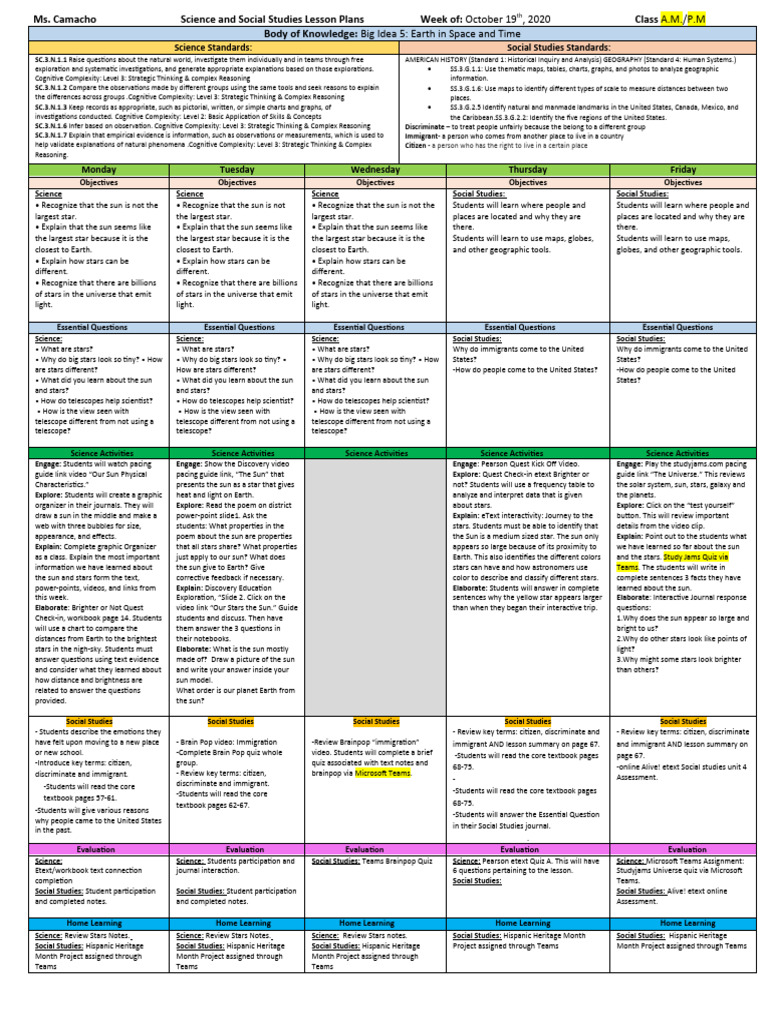 Sci - SS (Week8) | PDF | Science & Mathematics
